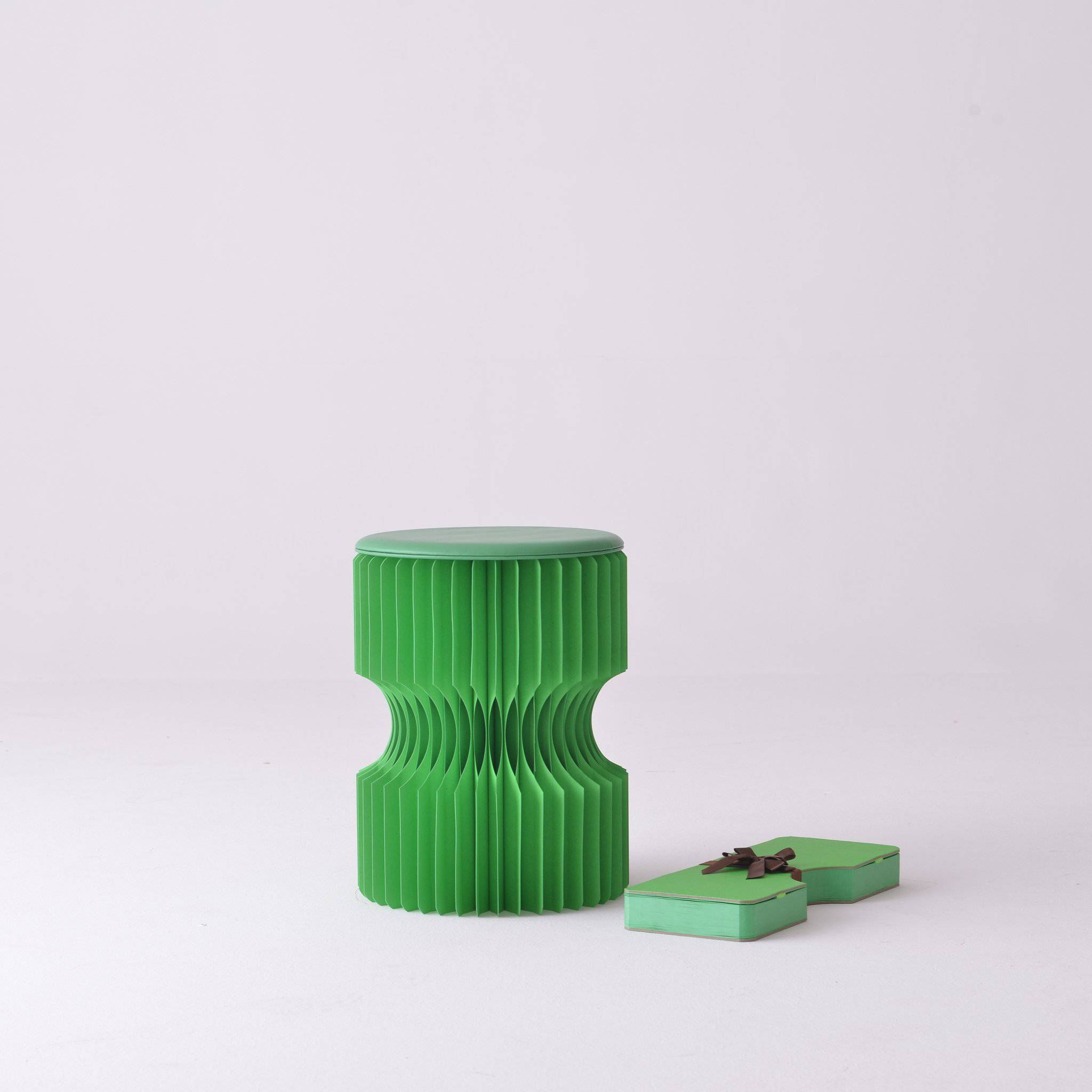 Diablo Paper Stool - Green - Paper Lounge