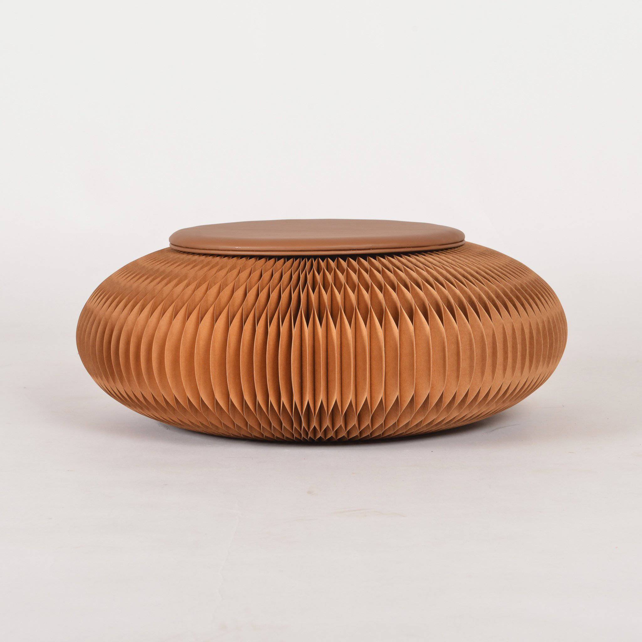 Paper Foot Stool - Brown | Paper Lounge | UK