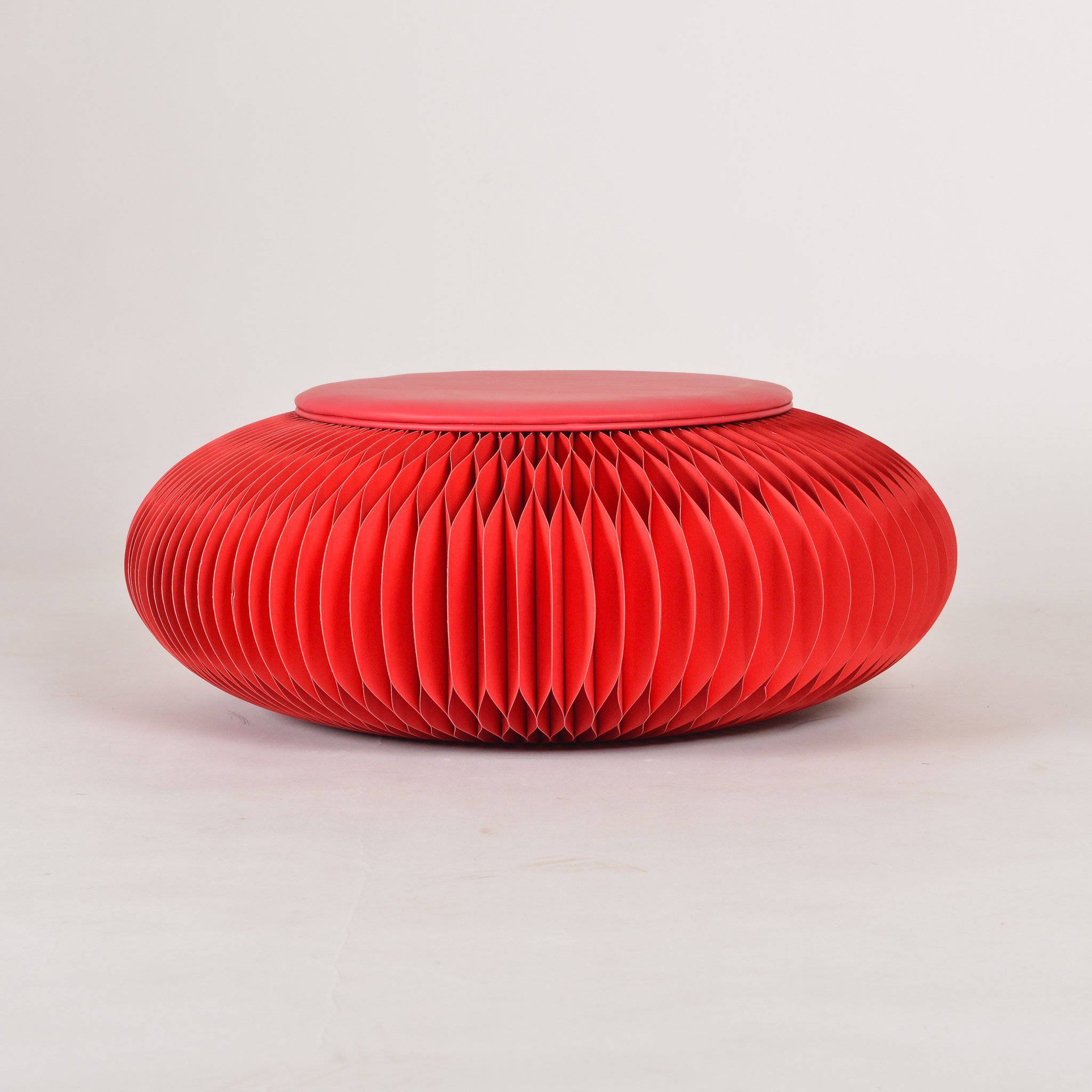 Paper Foot Stool - Red | Paper Lounge | UK