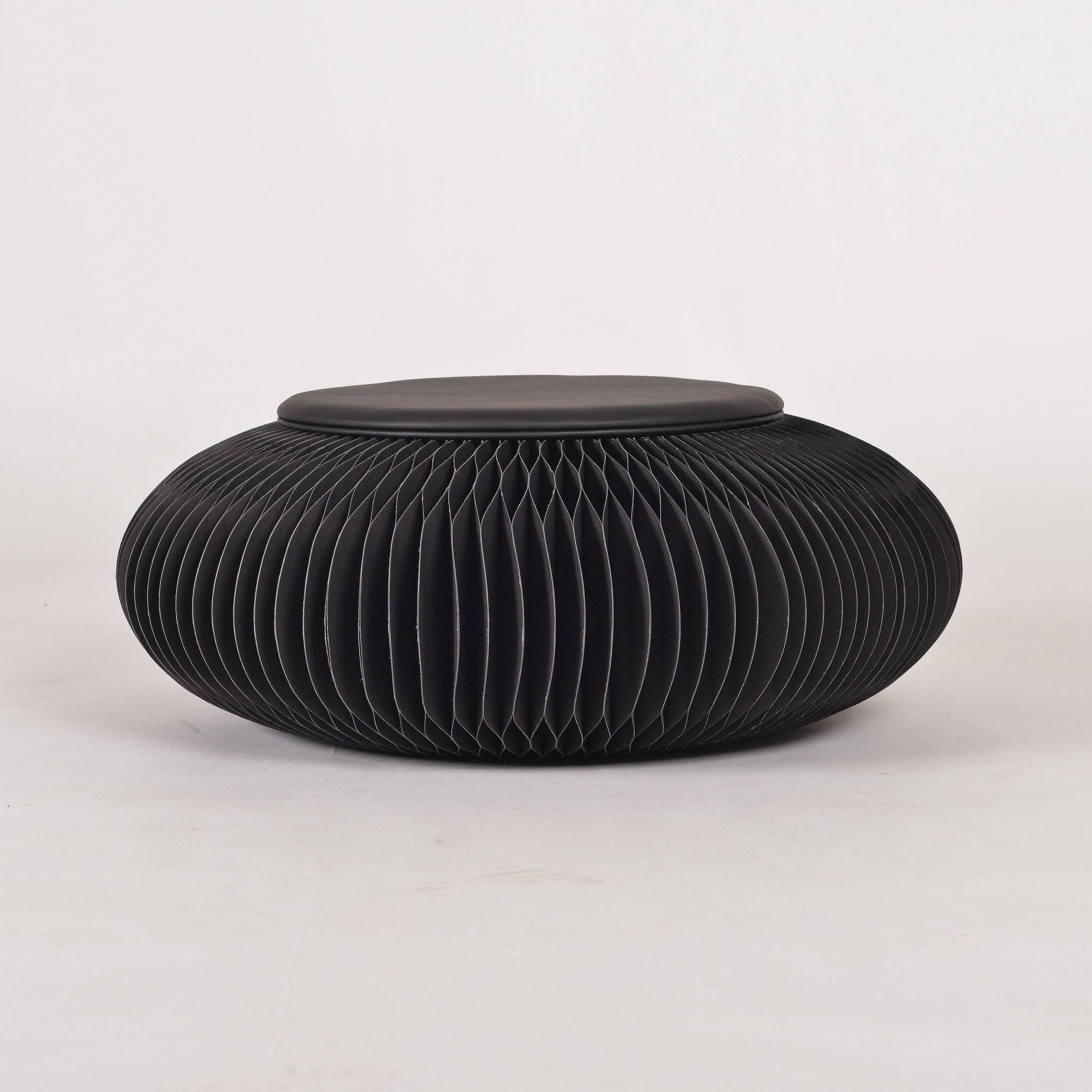 Paper Foot Stool - Black | Paper Lounge | UK