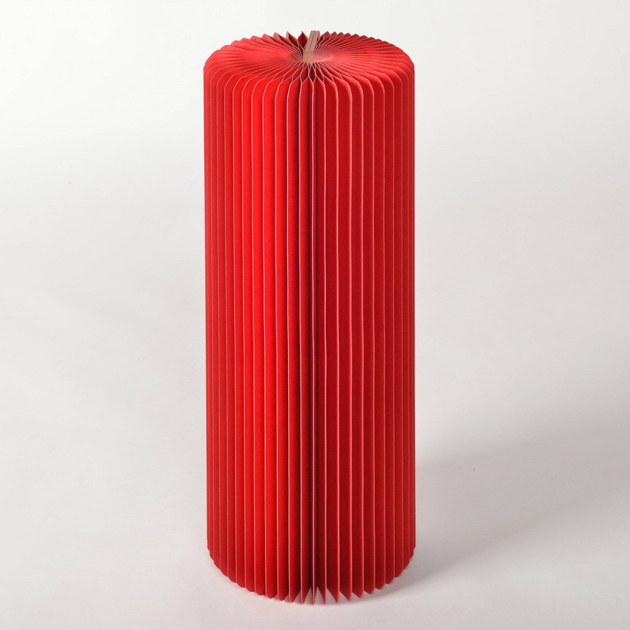 Pillar Display Table - Red - Paper Lounge